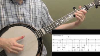 Down The Neck Rolling Backup (Key Of G) Beginner Banjo – Mike Hedding Music